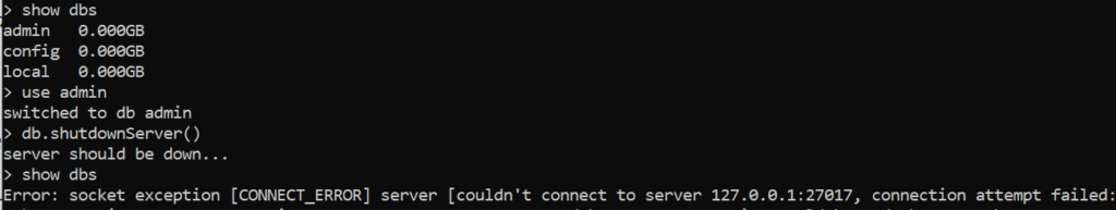 How To Start And Stop A Mongo Db Server From The Command Line Singhak